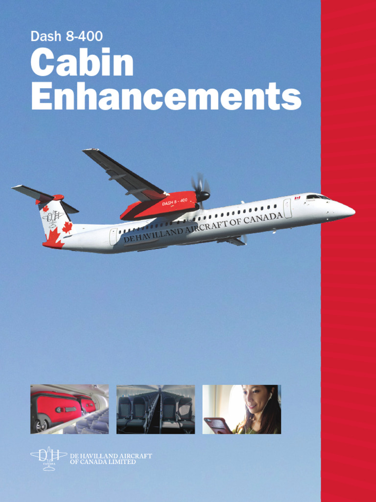 Dash 8-400 Cabin Enhancements Overview | PDF | Airliner | Lighting