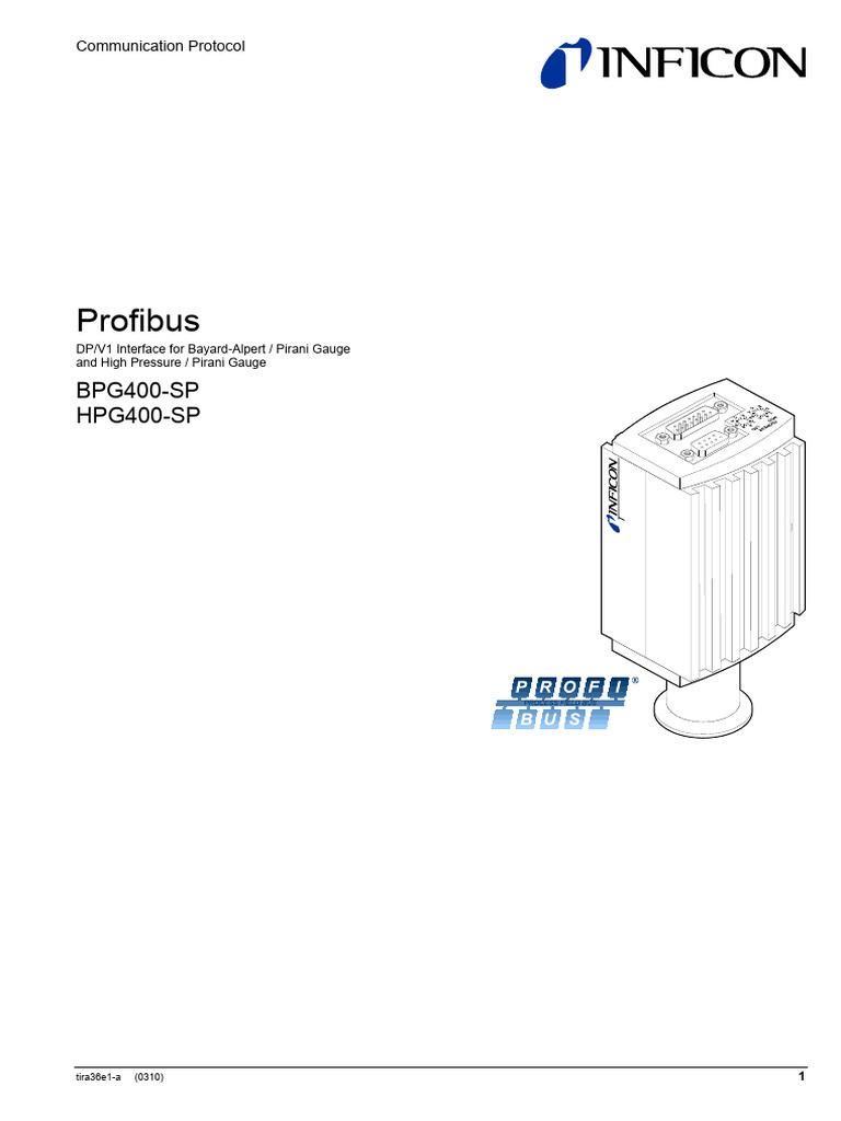 TIRA36E1 - Communication Protocol For ProfiBus | PDF | Parameter (Computer Programming ...