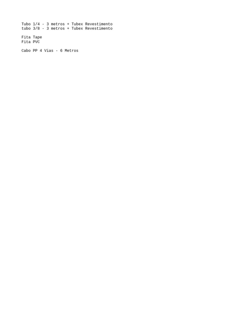 Lista AR Split | PDF