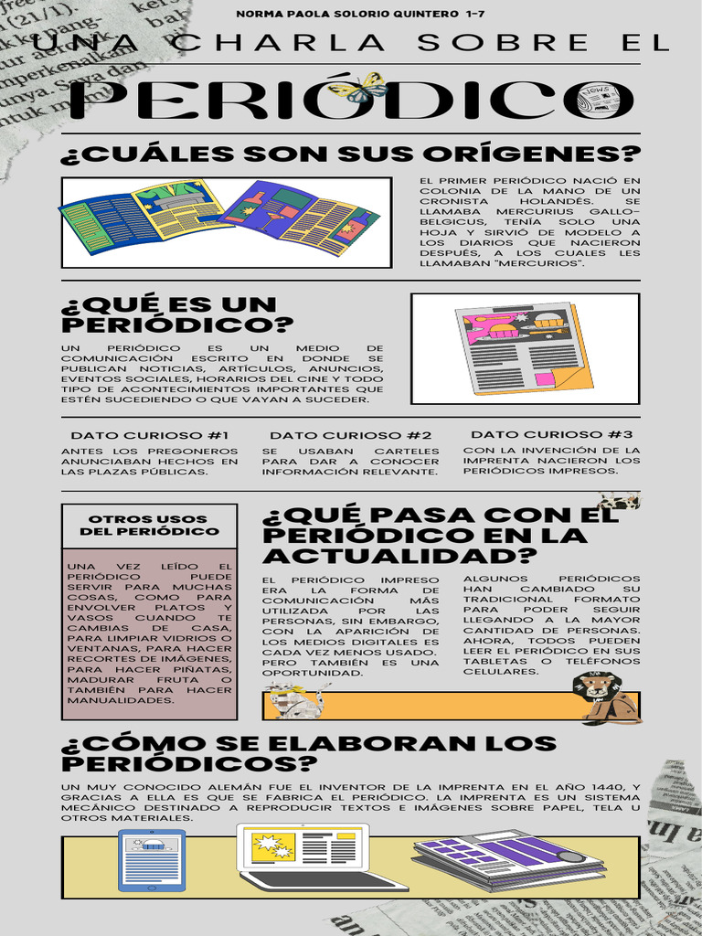 Infografía de Periódico Moderno Ordenado Colorido - 20231106 - 180919 ...
