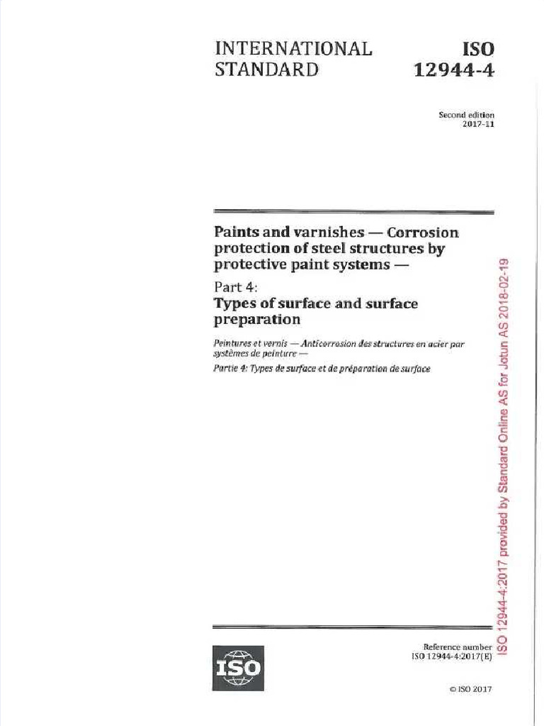 Iso 12944-4-2017 | PDF