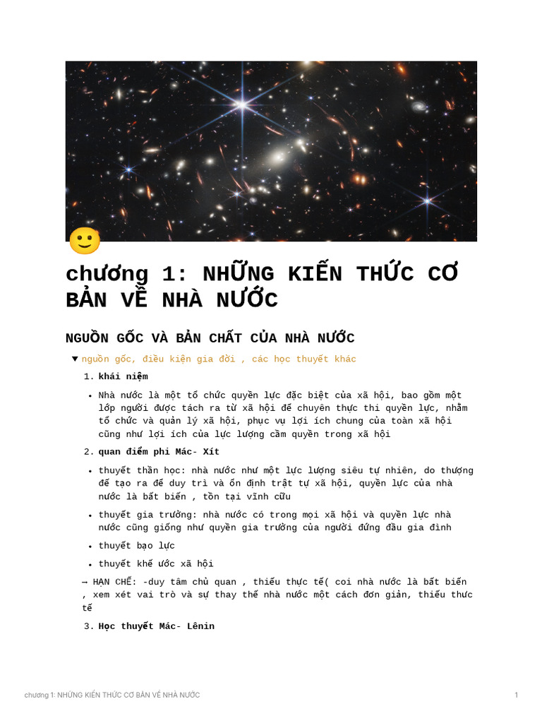 CHNG 1 NHNG KIN THC C BN V NH NC | PDF