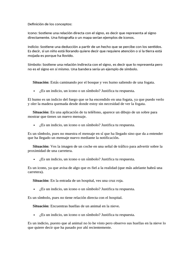 Definición de Los Conceptos | PDF | Los símbolos