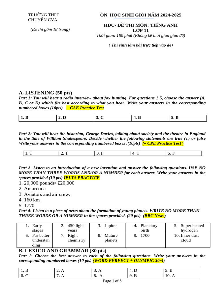 English Proficiency Exam Guide 2024-2025 | PDF | Word | Essays