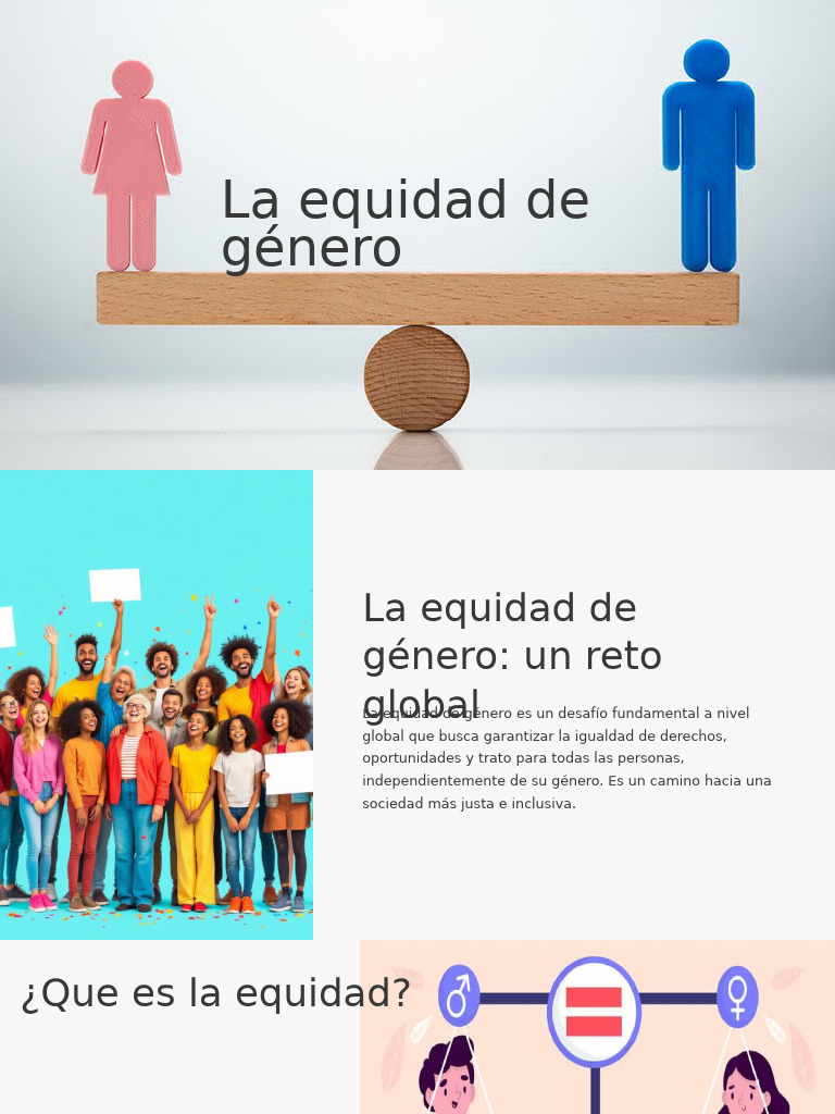 Equidad de Género: Claves y Beneficios | PDF | Igualdad de género ...