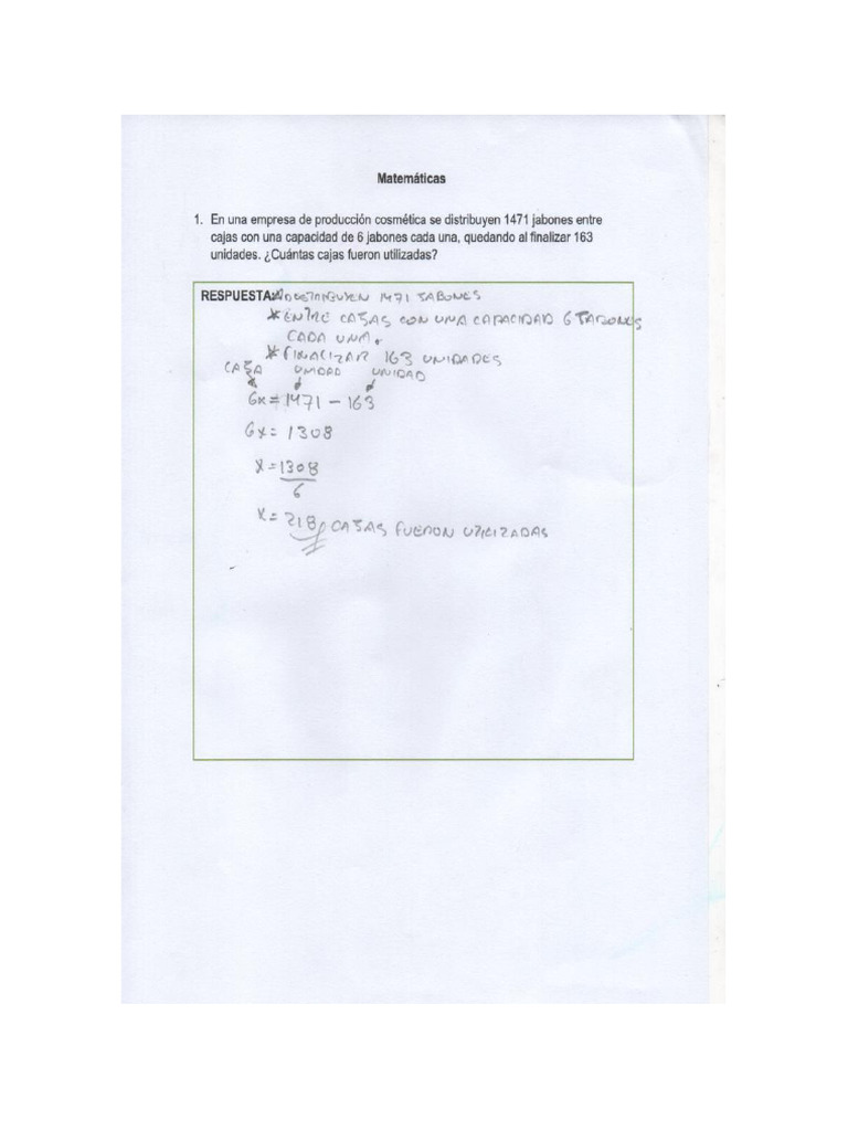 Tarea - Matematica | PDF