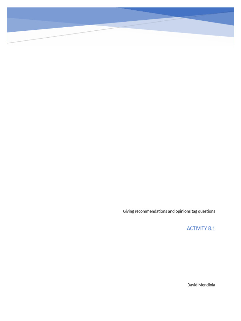 DAMN Act8.1 | PDF | Wellness