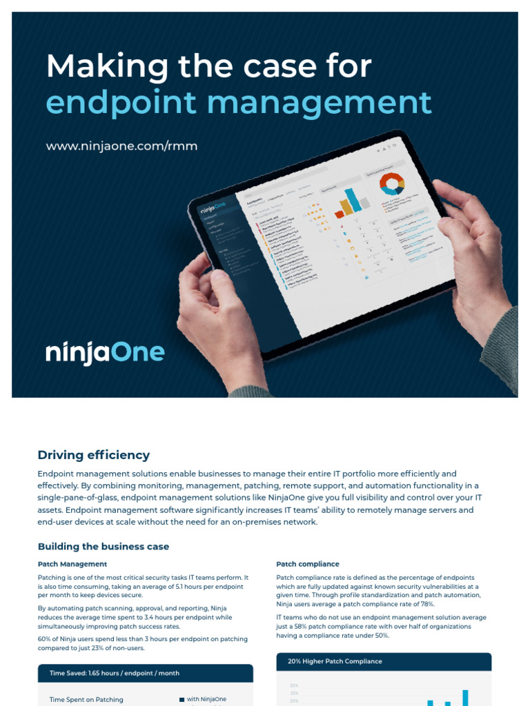 Endpoint Management Efficiency with NinjaOne | PDF | Automation ...