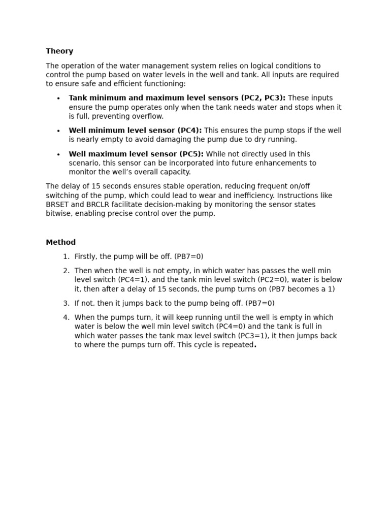 Lab 8 Solutions - Daaron Budree | PDF | Pump | Water Conservation