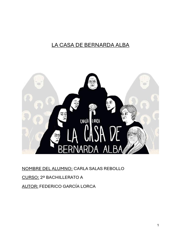 La Casa de Bernarda Alba | PDF | Libertad | Conservatismo