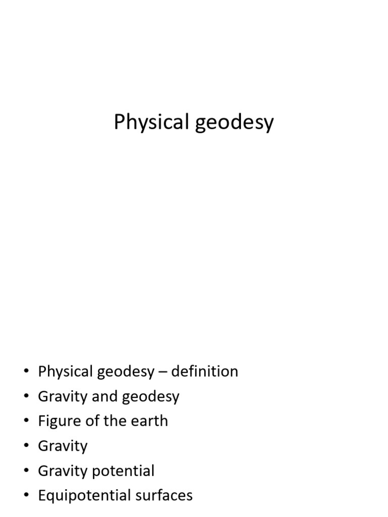 06 Gravity | PDF | Geodesy | Force