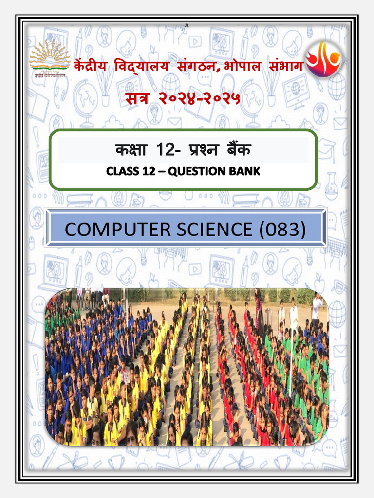 Xii CS QB 2024-25 | PDF | Parameter (Computer Programming) | Scope (Computer Science)