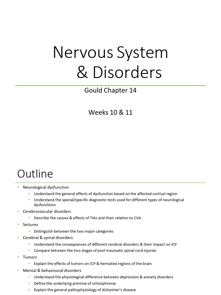 Lect10&11 - NS Patho Nov 9 | PDF | Chemical Synapse | Nervous System