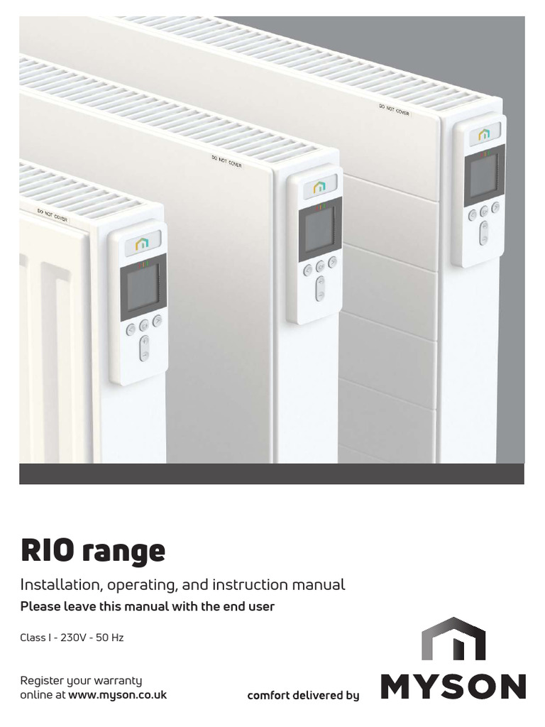 Electric Radiator User Manual | PDF | Electrical Engineering ...