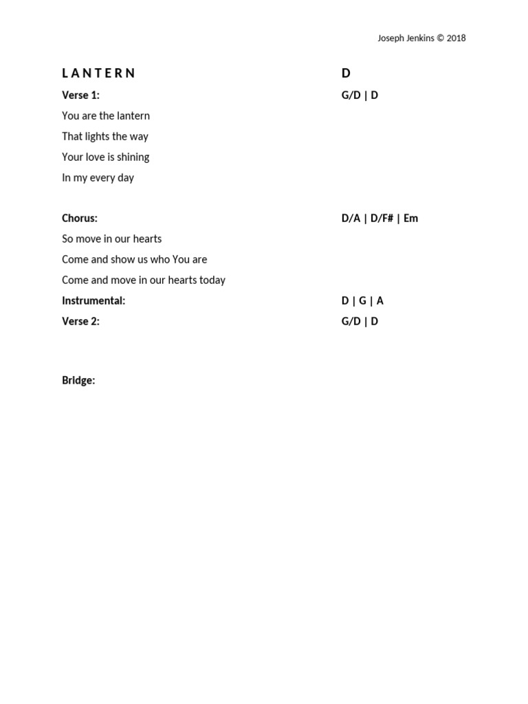 Lantern - D | PDF | Poetry