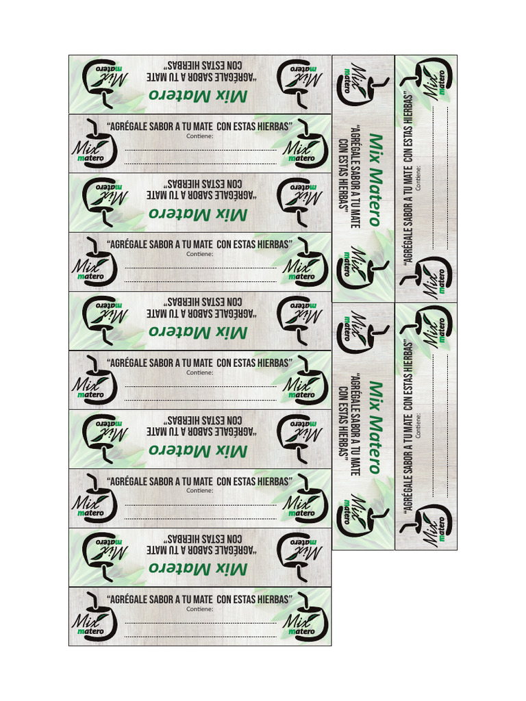 Etiquetas Cierra Bolsas | PDF | Salud y bienestar