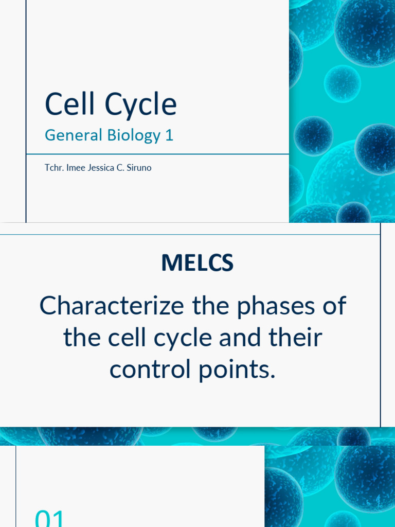 Lesson-General Biology-Cell-Cycle | PDF | Mitosis | Cell Cycle