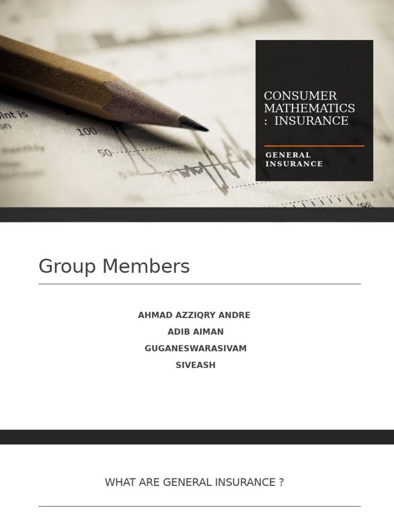 Overview of General Insurance Types | PDF | Insurance | Vehicle Insurance
