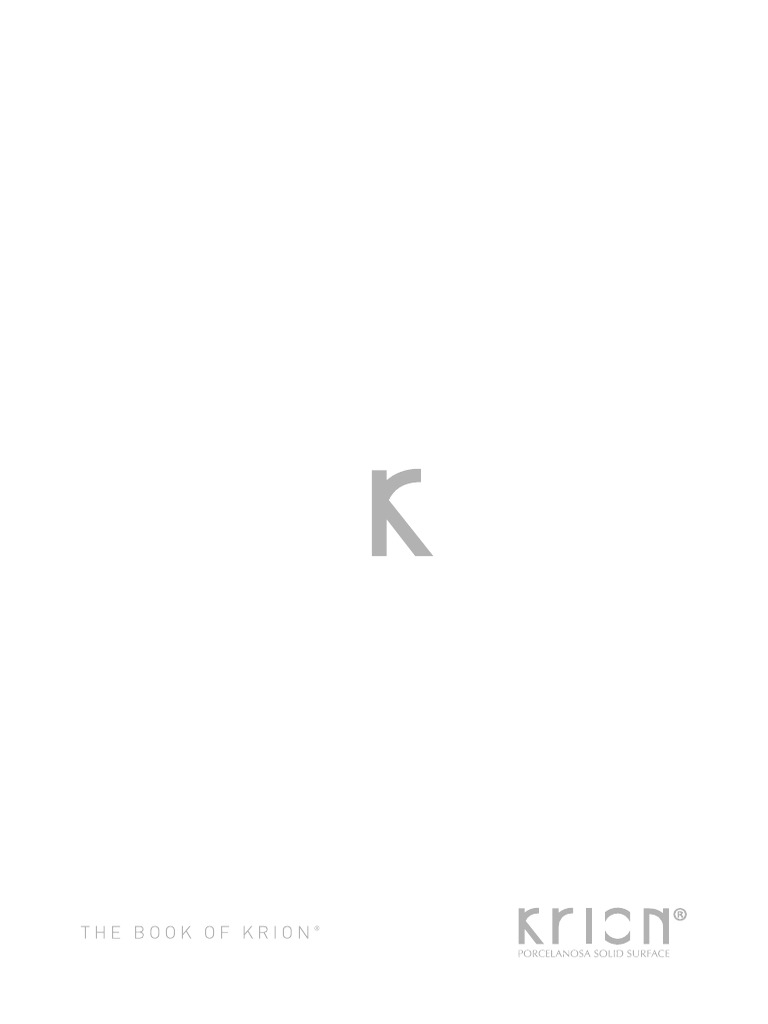 KRION The Book of Krion | PDF