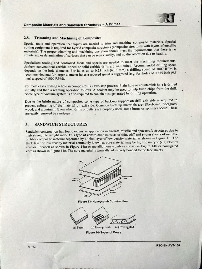 Sandwich Structures Notes (Unit 3) | PDF | Buckling | Drilling