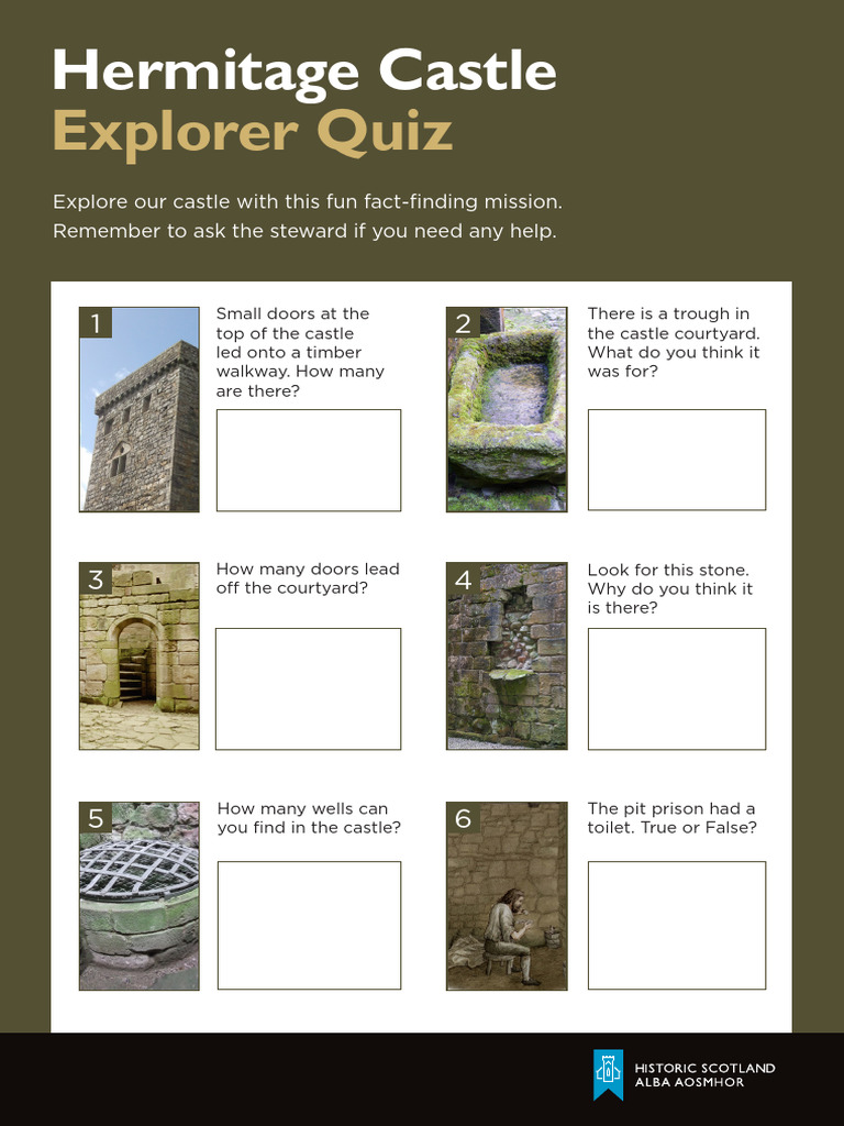 Hermitage Castle Quiz | PDF | Young Adult