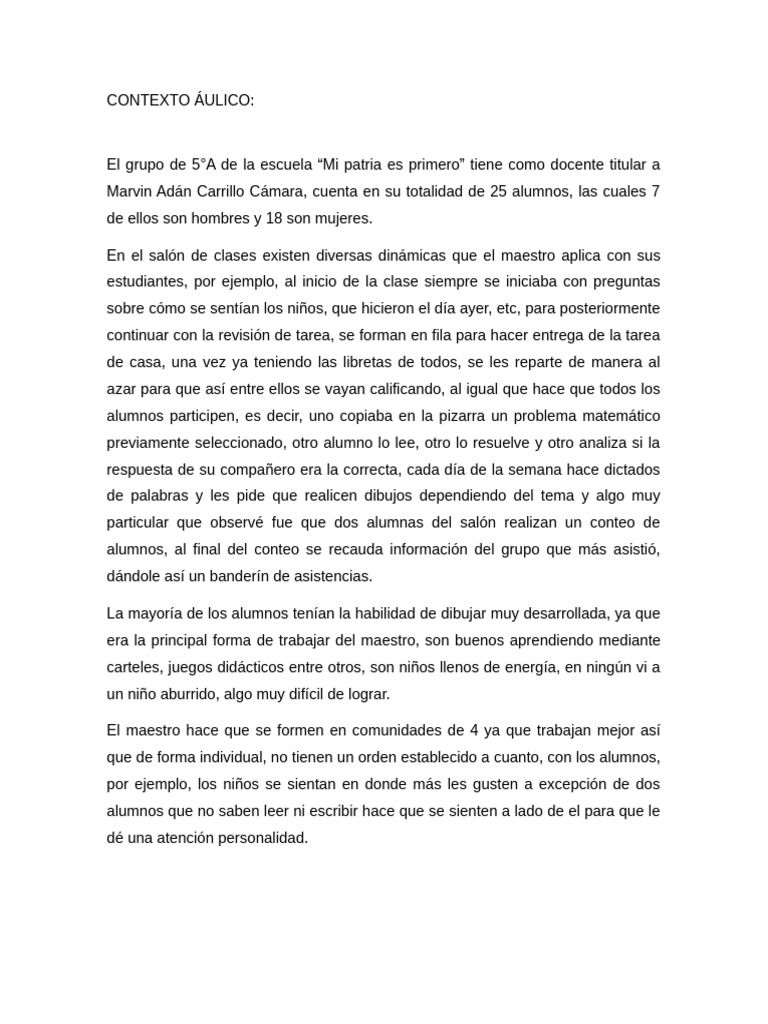 Contexto Áulico | PDF | Crecimiento personal y profesional