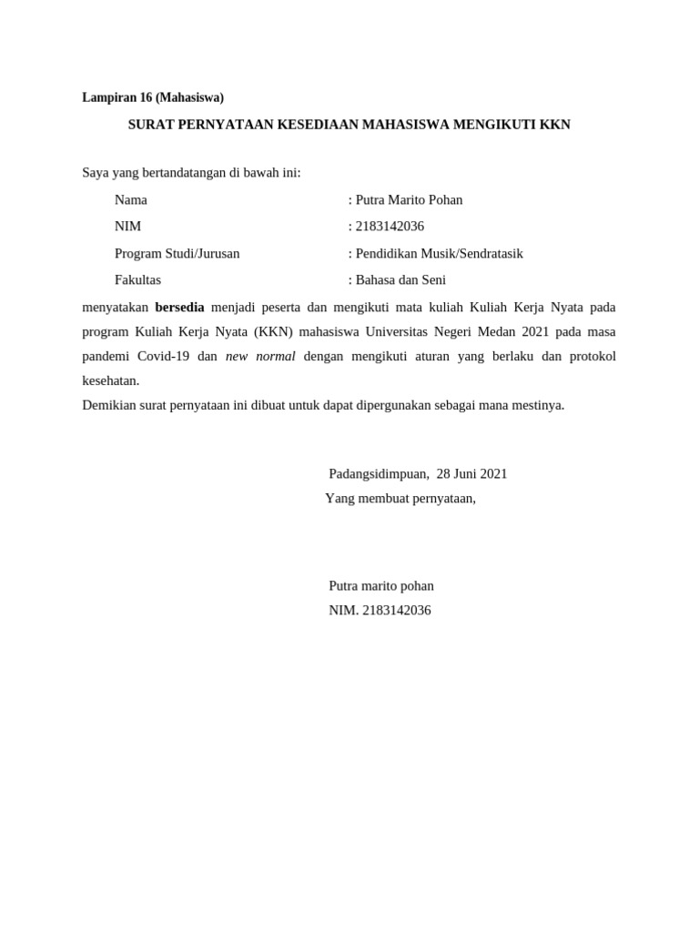 Lampiran 16-17-18 KKN | PDF