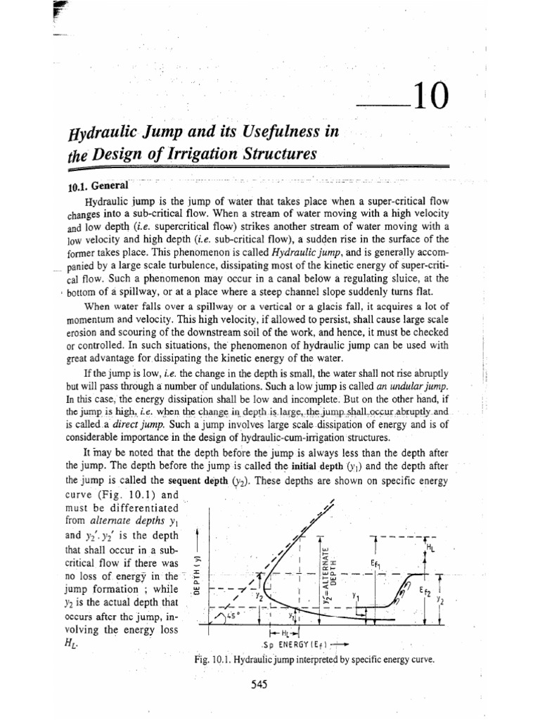 Hydraulic Jump | PDF