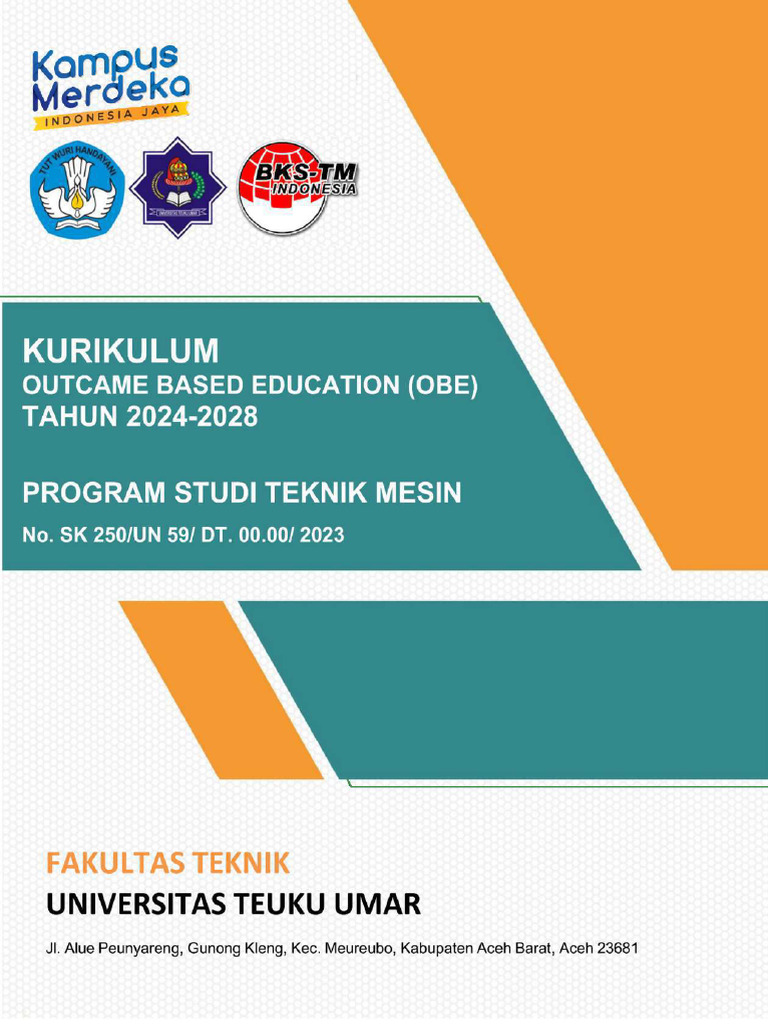Dokumen Kurikulum Dan Panduan Akademik PSTM UTU | PDF | Komputer