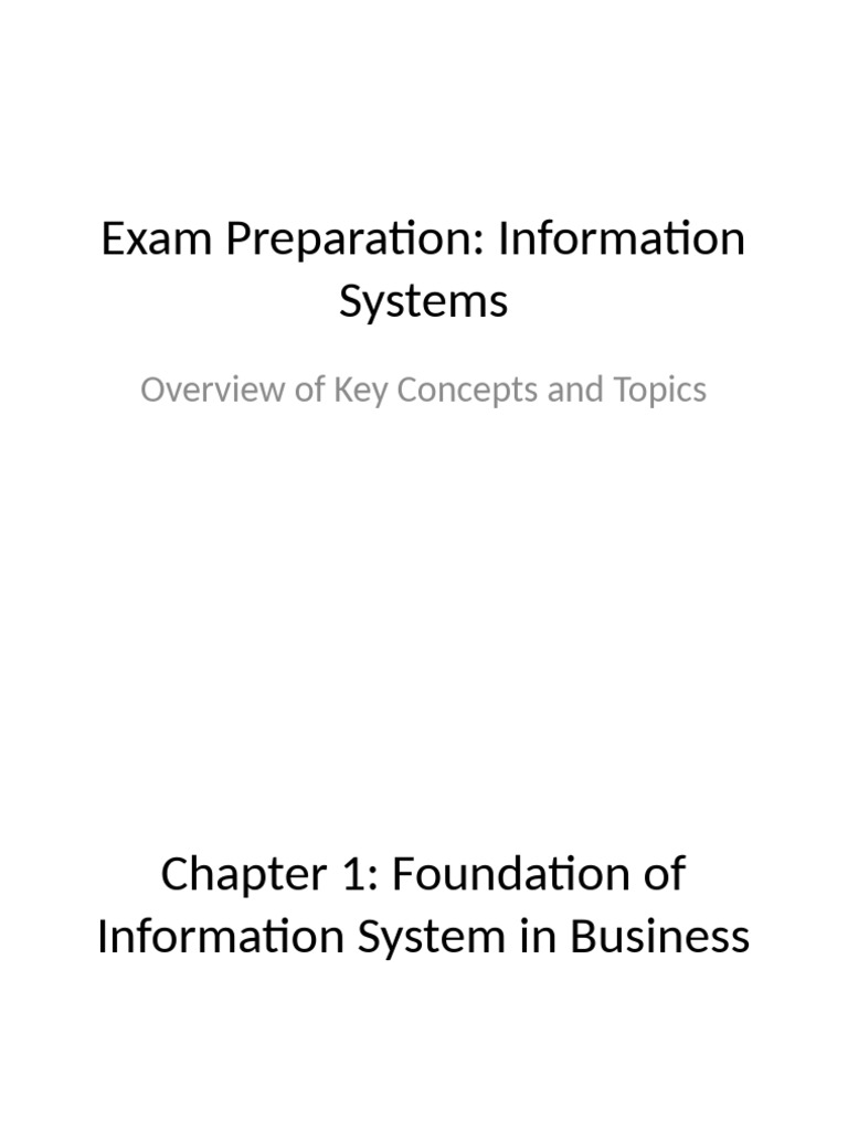Exam Prep Information Systems | PDF | Computer Security | Security