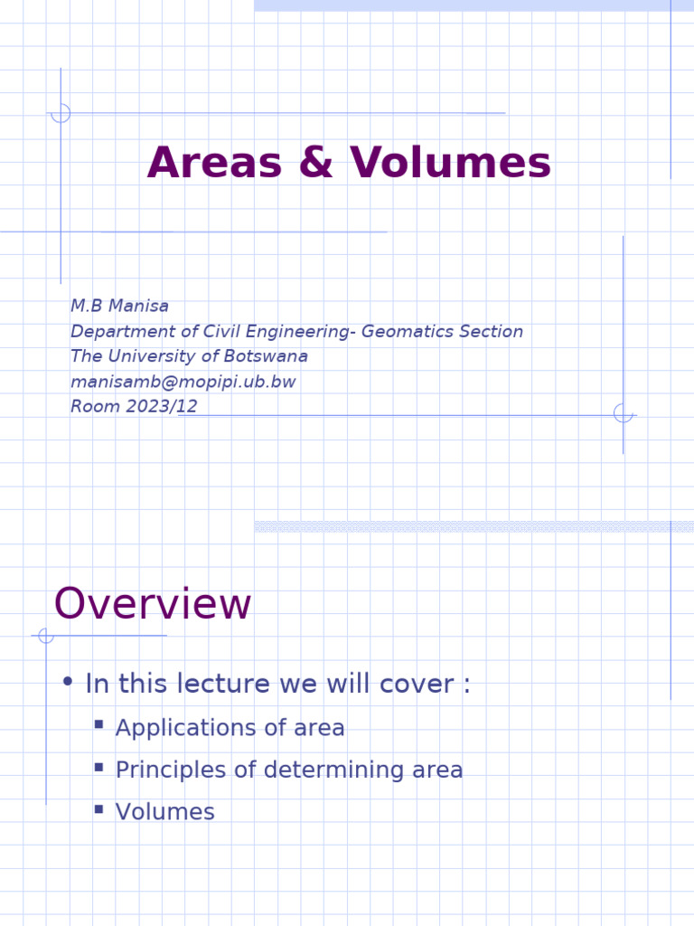 Areas&Volumes-1 | PDF | Area | Metrology