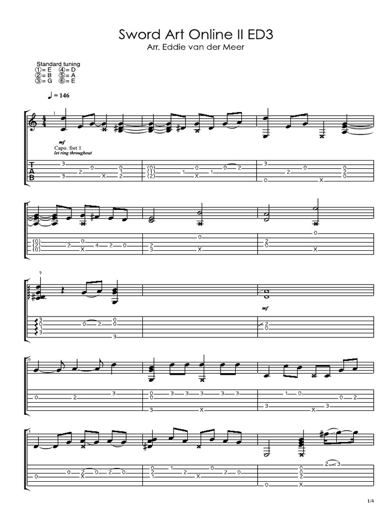 Sword Art Online II ED3 Shirushi | PDF