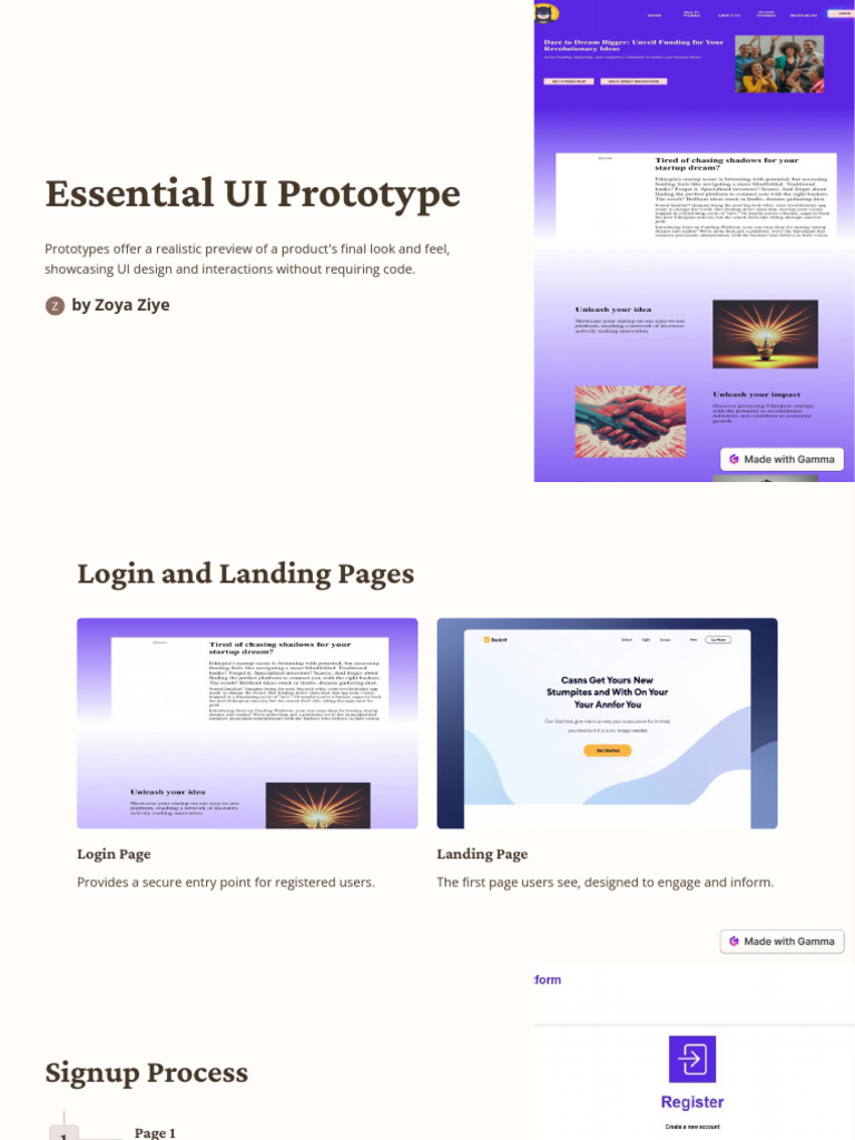 Essential UI Prototype | PDF | Art