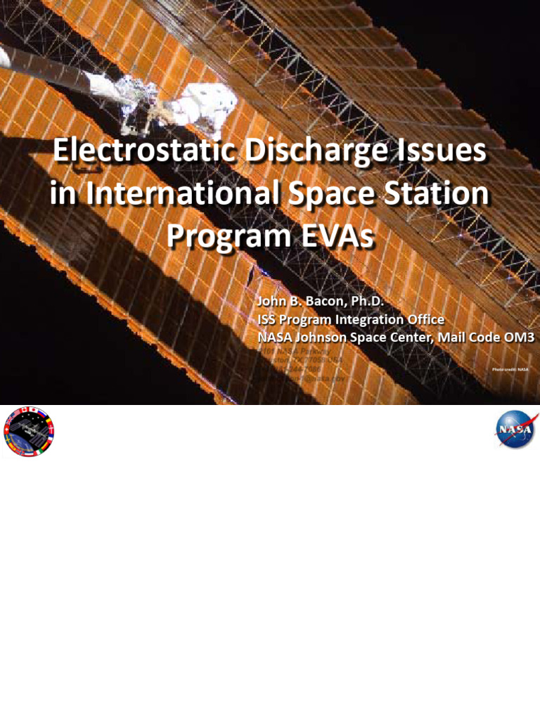 ISS Electrostatic Discharge Risks | PDF | International Space Station ...