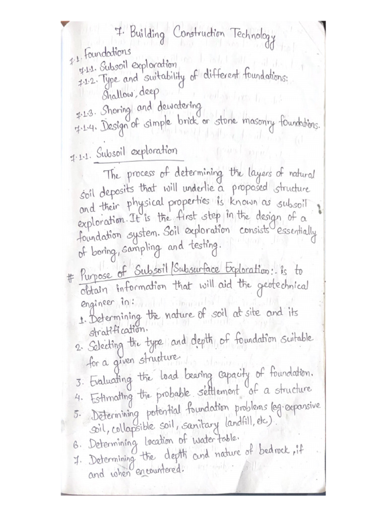 Building Note Part1 | PDF