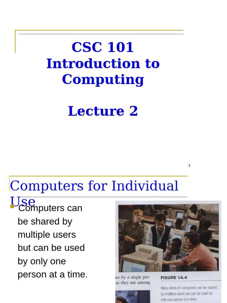 Comp App Lec 2 | PDF | Personal Computers | Desktop Computer
