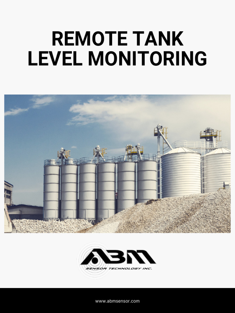 Remote Level Monitoring Brochure - ABM Sensor Technology | PDF | Modem | Sensor