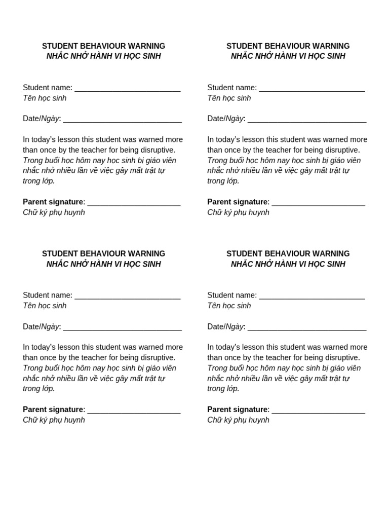 Warning Paper - Disruptive | PDF