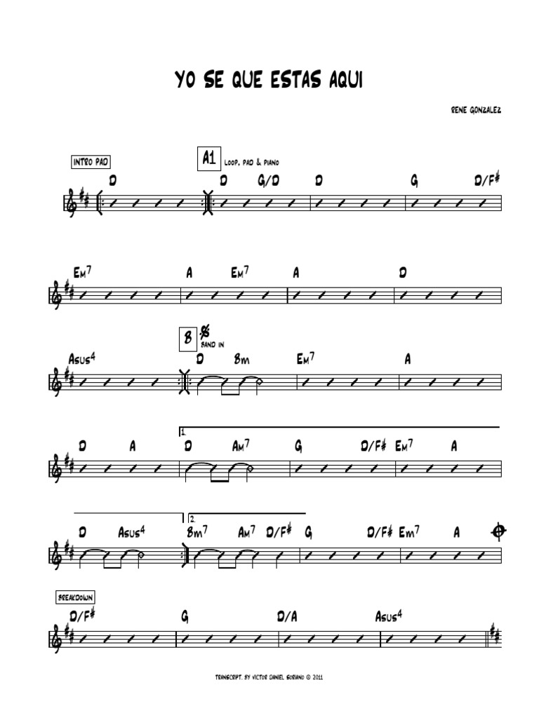 Yo Sé Que Estás Aqui | PDF