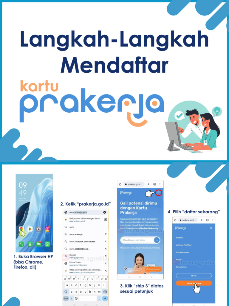 Cara Membuat Akun Prakerja | PDF