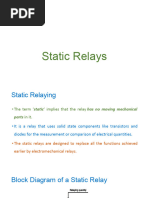 Static Relays: Types and Working Principles | PDF | Relay | Rectifier
