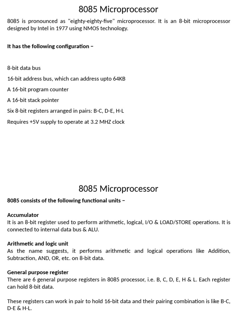 ECE 310 22232 Unit I | PDF | Central Processing Unit | Office Equipment