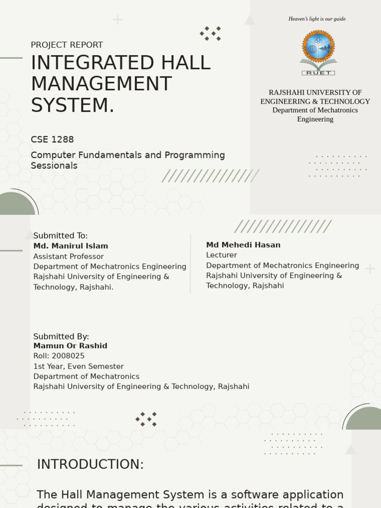 2008025-Integrated Management System | PDF | Databases | User (Computing)