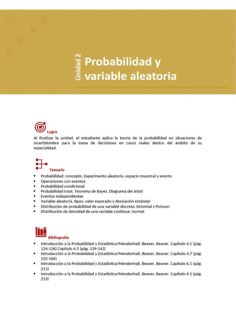 Probabilidad y Variables Aleatorias | PDF | Teoría de probabilidad | Variable aleatoria