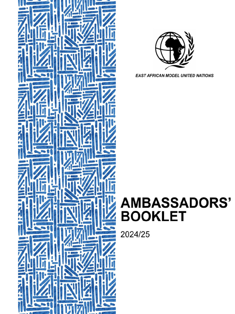 Ambassadors' Booklet (2024-25) 2 | PDF | United Nations Security ...