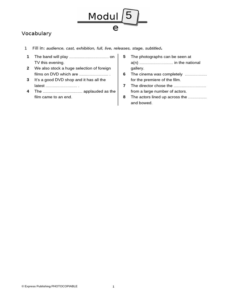 05 OnScreen B2 Module 5 TEST | PDF | Mail