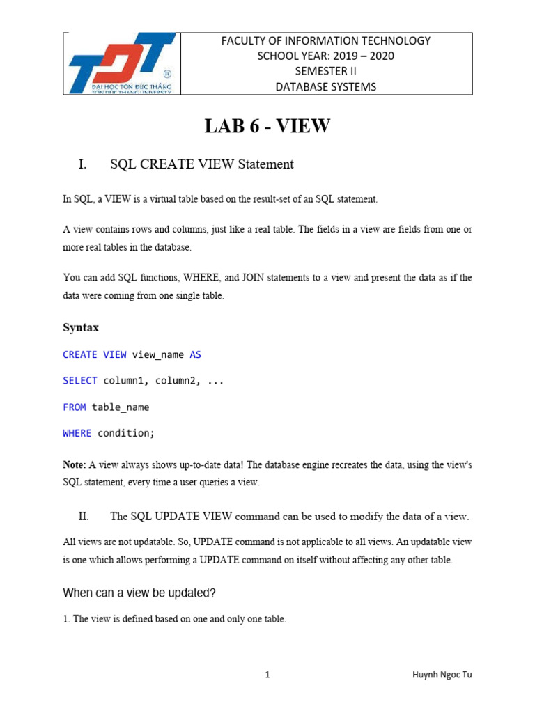 Lab 6 - CLC | PDF | Data Management | Information Science
