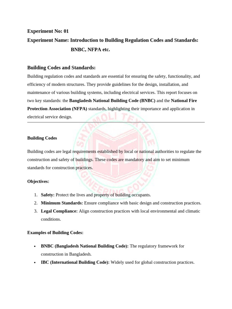E2208 Lab01 | PDF | Safety | Standardization