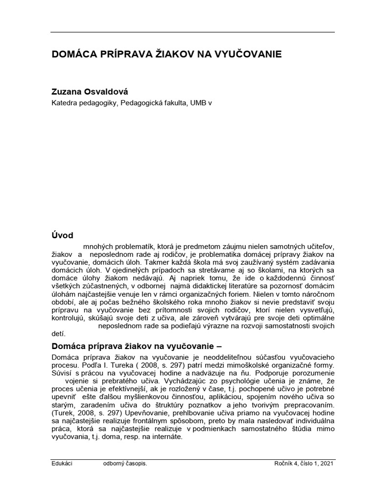 Domáca Príprava DP | PDF