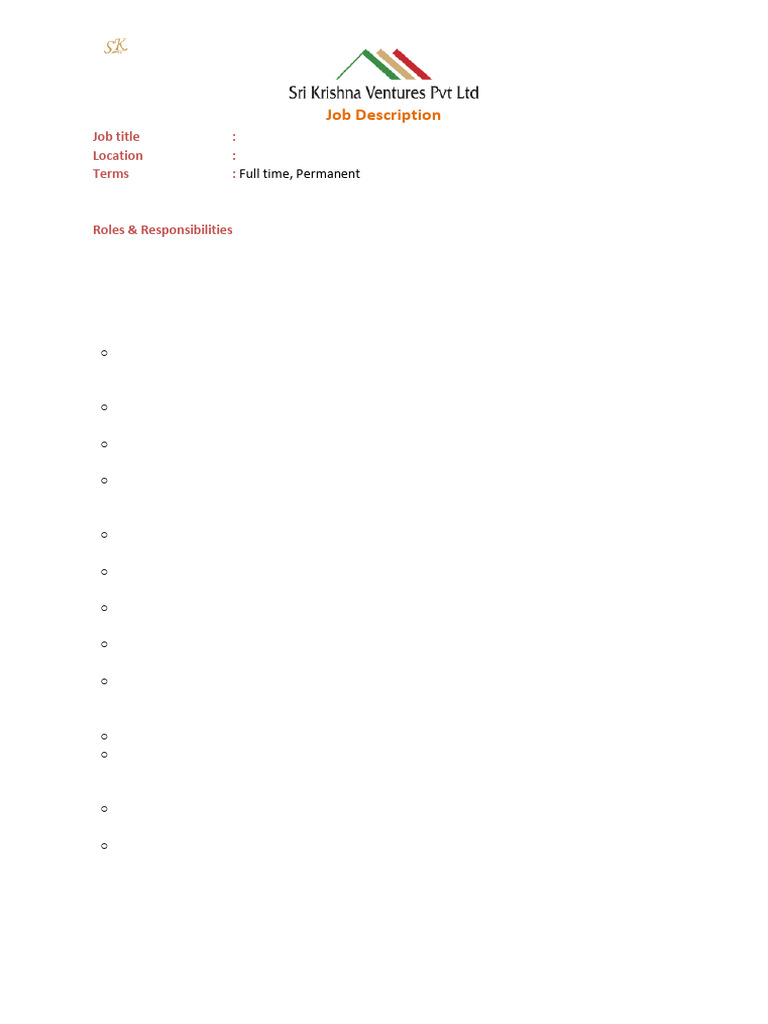 JD For BBS Engineer | PDF | Specification (Technical Standard ...